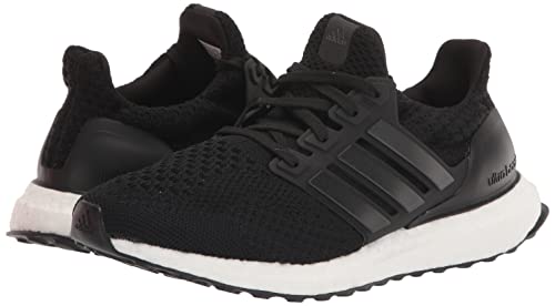 adidas Men's Ultraboost 5.0 Alphaskin Running Shoe, Black/Black/Beam Green, 9.5