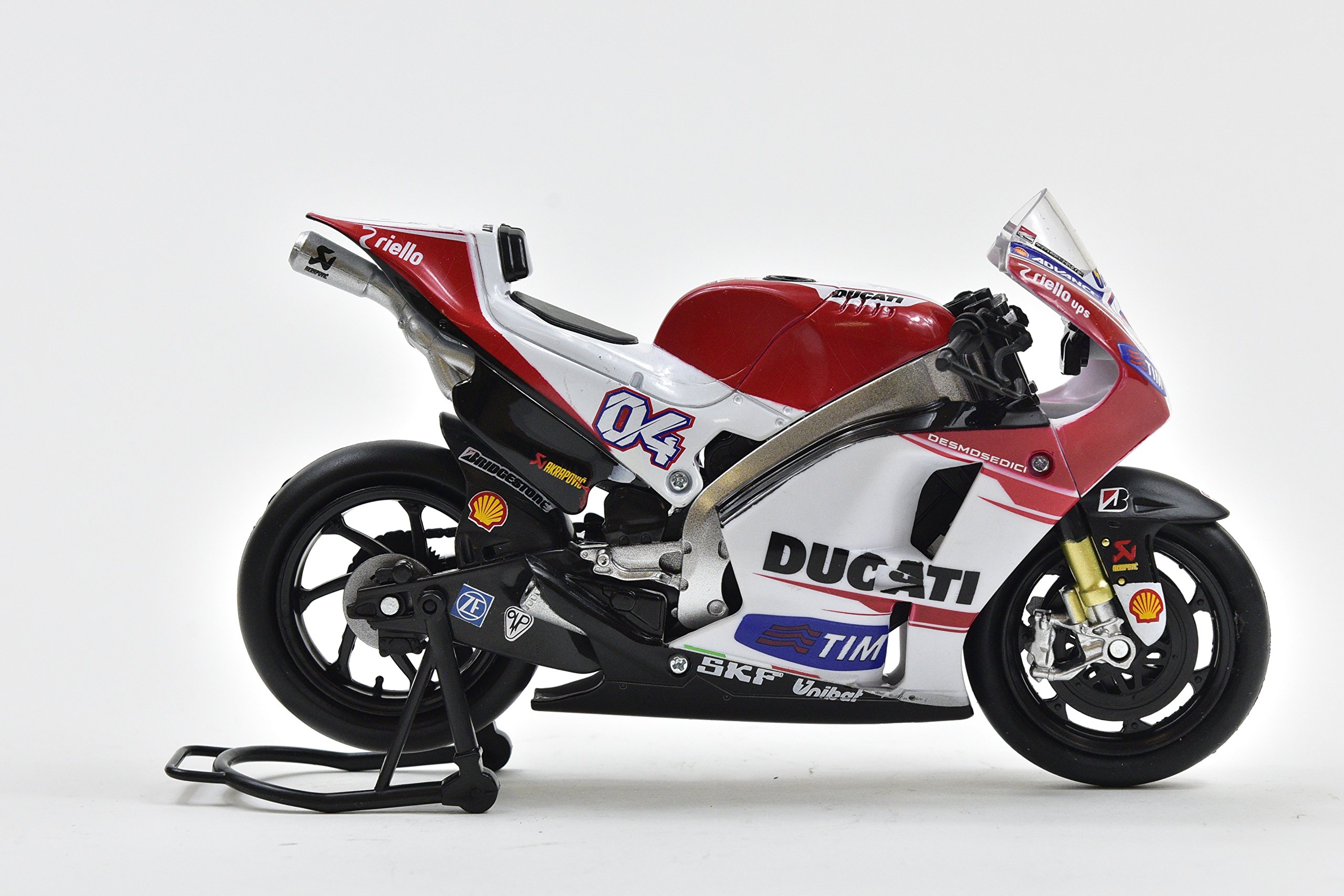New-Ray 57723"Ducati Desmosedici Dovisoso No.4 Model Motorbike
