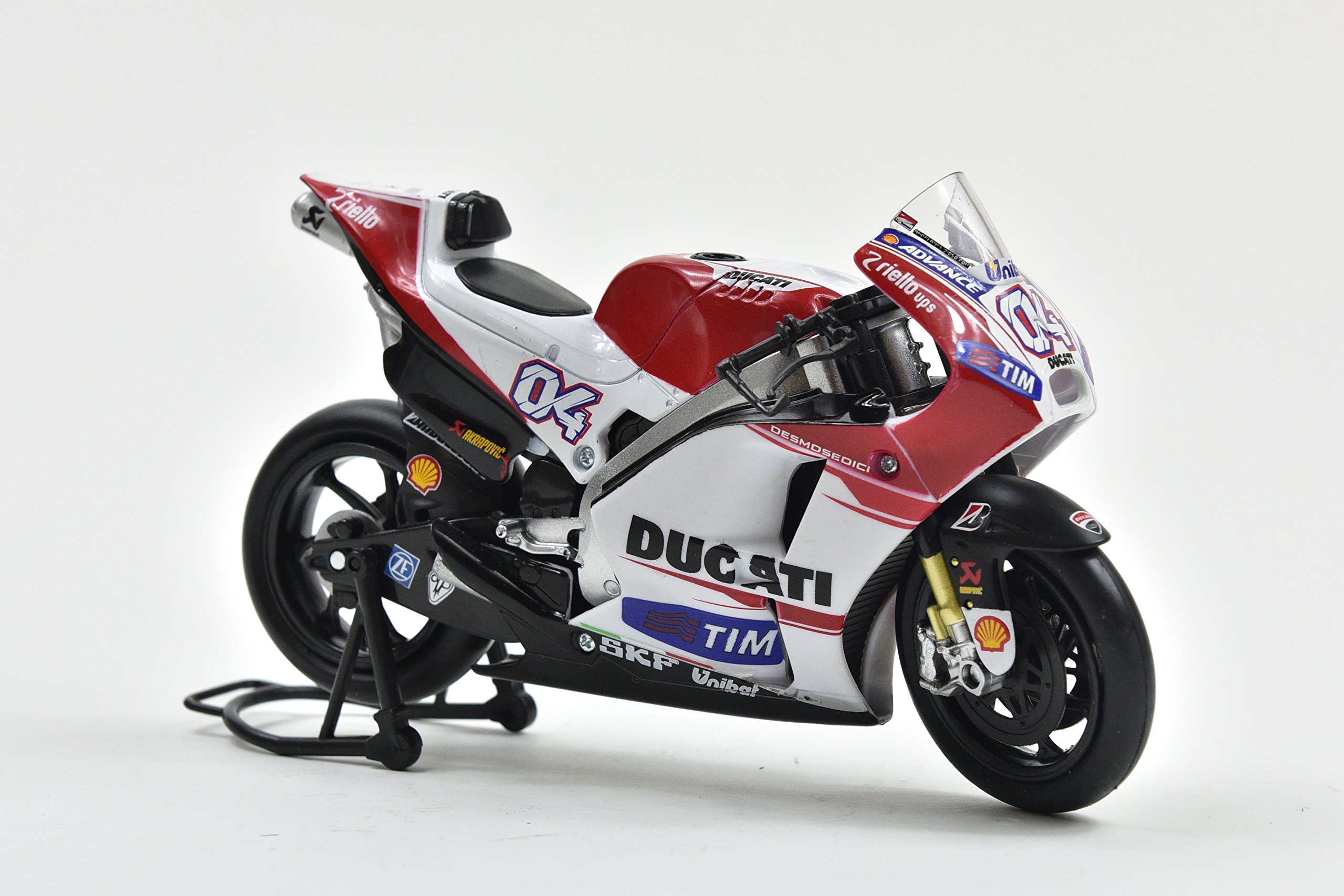 New-Ray 57723"Ducati Desmosedici Dovisoso No.4 Model Motorbike