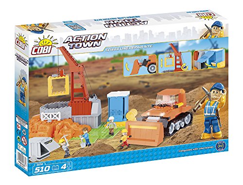 COBI 1674 Action Town - Heavy Machinery (510 Pcs) Toy, red