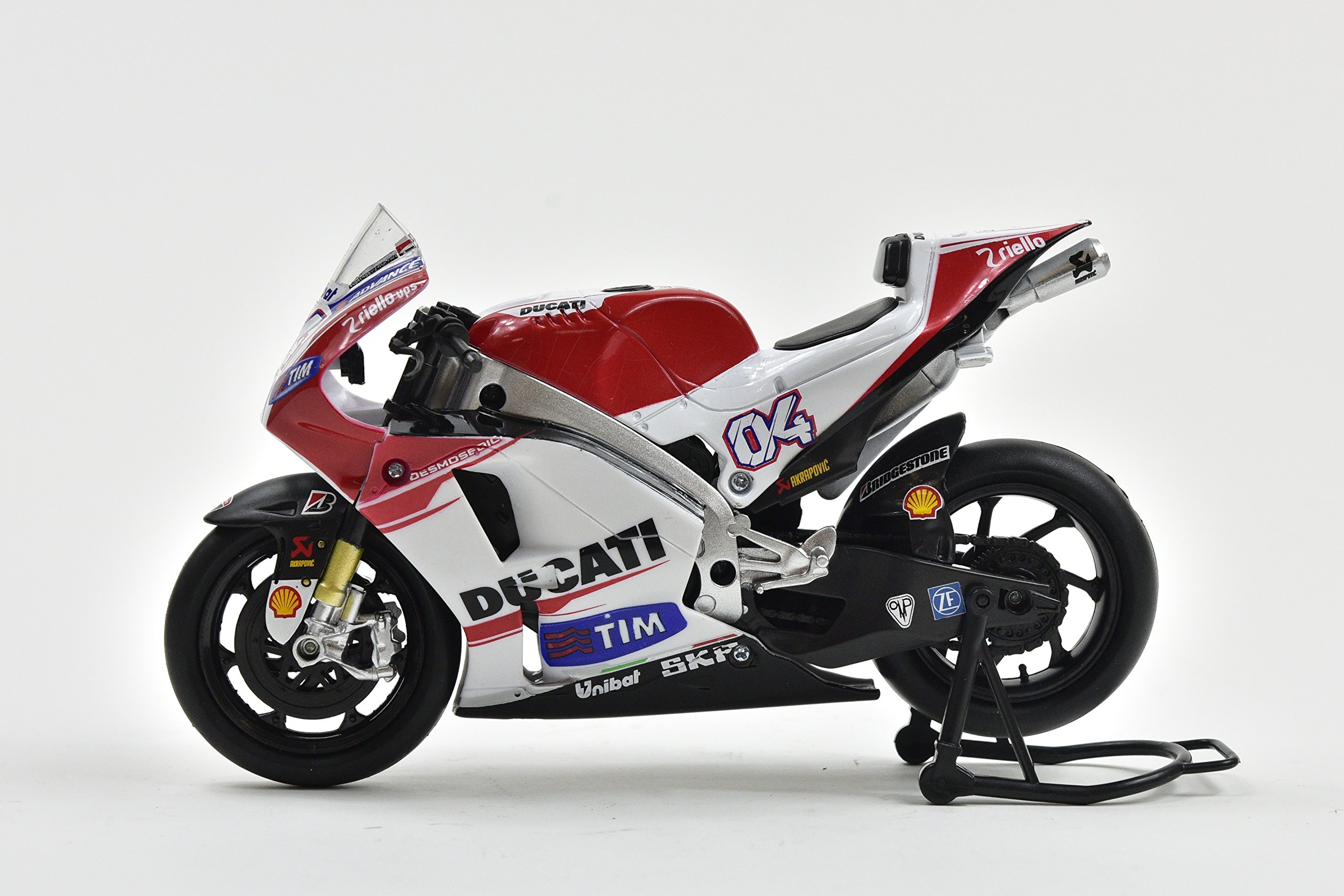 New-Ray 57723"Ducati Desmosedici Dovisoso No.4 Model Motorbike