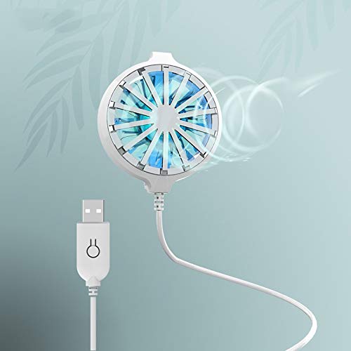 JYXDKD Portable Fan Cooling Mobile Phone Cooler RGB Light Adjustable Wind Speed Gamepad Radiator Holder