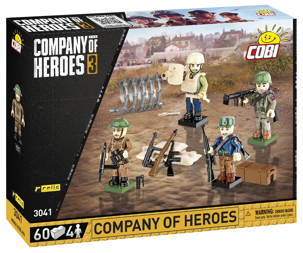 COBI Company of Heroes 3,Company of Heroes Set of Figures
