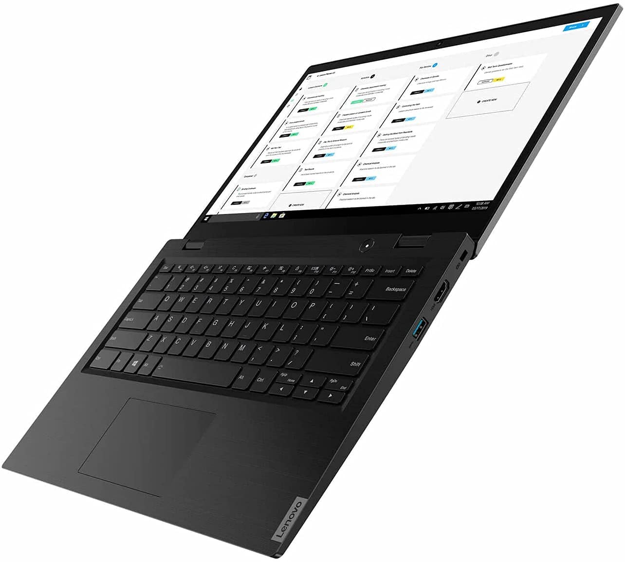 Lenovo Ideapad Thin and Light Laptop, 14.0" FHD (1920 x 1080) Display, AMD A6-9220C, 4GB, 64GB eMMC, Windows 10 Pro, HD Webcam, USB-C, HDMI, Wi-Fi, Bluetooth, w/ Accessories (Windows 10 Pro)