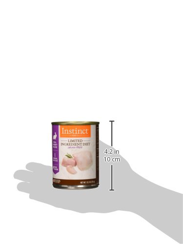 Instinct Limited Ingredient Diet, Wet Canned Dog Food, Grain Free - Real Rabbit, 13.2 oz. Cans (Pack of 6)