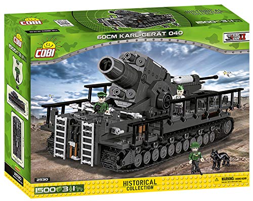 COBI Historical Collection 60 cm Karl-Gerät 040, Multicolor