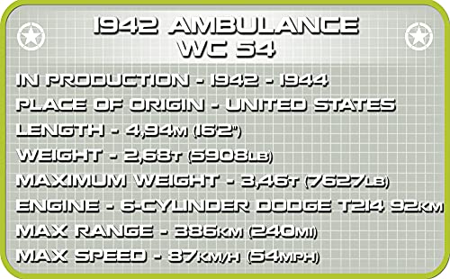 COBI Historical Collection 1942 Ambulance WC 54