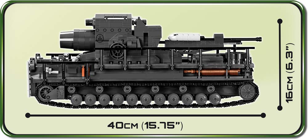 COBI Historical Collection 60 cm Karl-Gerät 040, Multicolor
