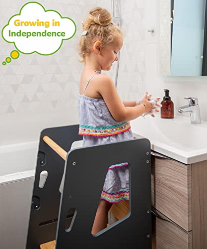 Ocodile Toddler Standing Tower - Safer Than a Step Stool, Perfect Place for Stepping Up and Learning New Skills - Ideal Helper for Little Kids in The Kitchen