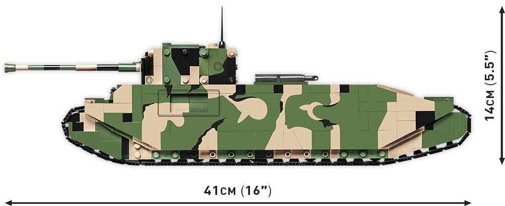 COBI 1225 Pcs Hc WWII /2544/ Tog 2 Super Heavy Tank