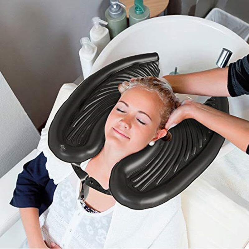 Amira Beauty Portable Inflatable Hair Washing Basin for Easy Home Haircare - Compact and Convenient Design Inflatable SInk