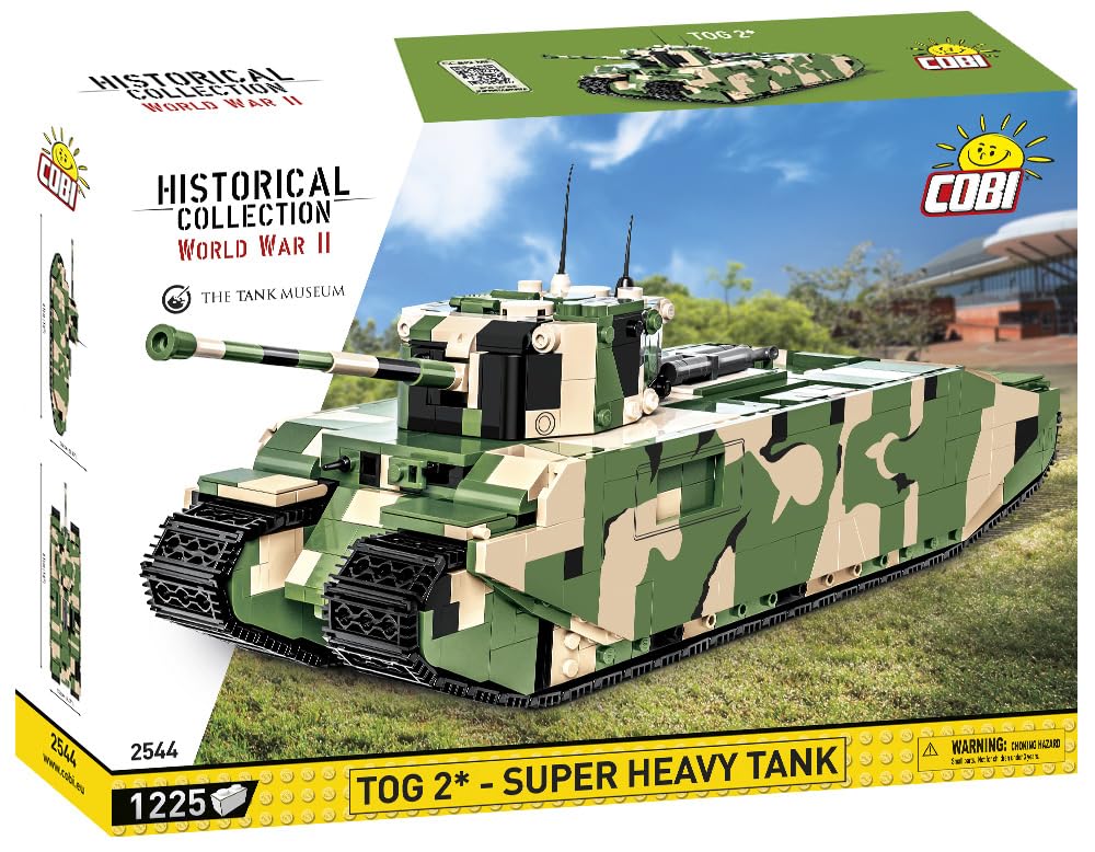 COBI 1225 Pcs Hc WWII /2544/ Tog 2 Super Heavy Tank