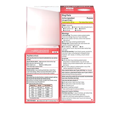 Tylenol Children's Liquid (4 fl. oz) & Chewable (24 ct), Pain Relief, Grape, 2 pc Bundle