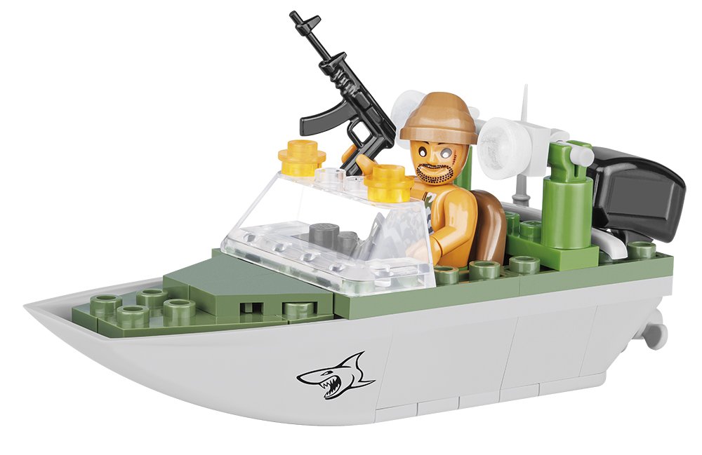 COBI Small Army Shark Patrol Boat