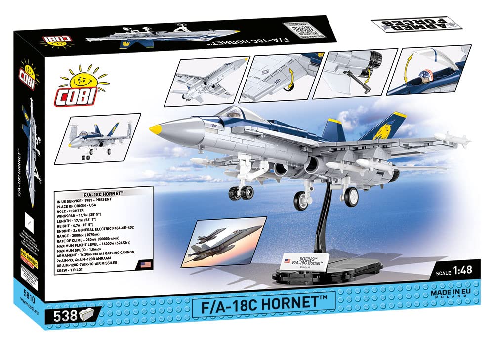 COBI Armed Forces F/A-18C Hornet U.S. Plane
