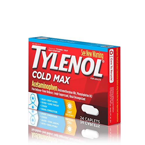 Tylenol Cold Multi-Symptom Relief Caplets, 24 Count