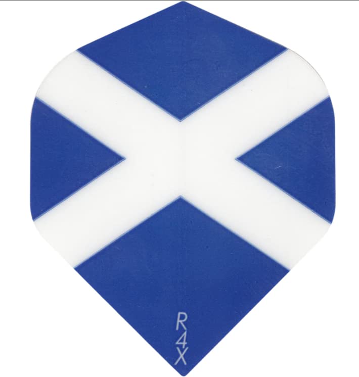 US Darts Ruthless R4X Scotland, Scottish, ST Andrews Standard Dart Flights - 3 Sets (9 Flights) - Ex-Tough, 100 Micron