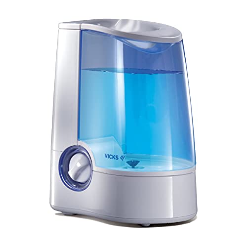 VicksΒ Warm Mist Humidifier, Small to Medium Rooms, 1 Gallon Tank βΒ VaporizerΒ andΒ Warm Mist HumidifierΒ for BabyΒ and Kids Rooms, Bedrooms and More