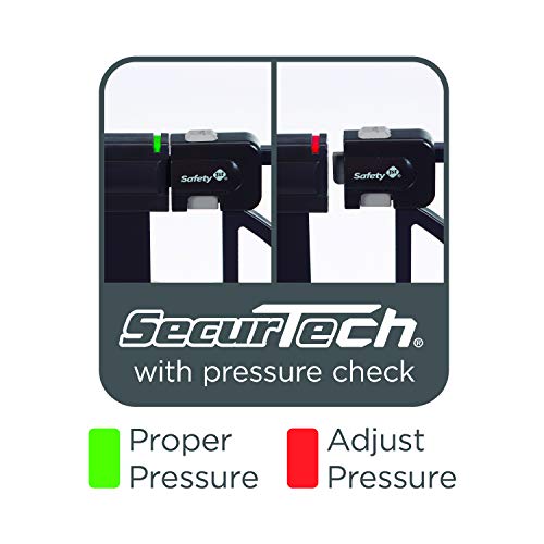 Safety 1St Décor Easy Install Tall & Wide Baby And Pet Gate With Pressure Mount Fastening