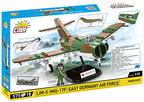 Cobi toys 588 Pcs Cold War /5825/ Mig-17F (LIM-5) East Germany Air Force