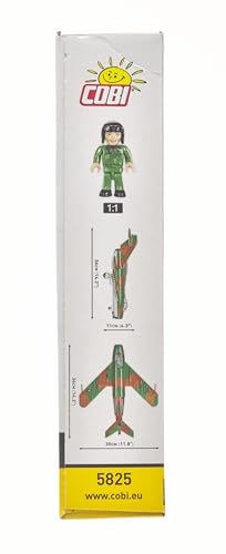 Cobi toys 588 Pcs Cold War /5825/ Mig-17F (LIM-5) East Germany Air Force