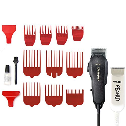 Wahl Professional - All-Star Combo with Designer Hair Clipper and Peanut Trimmer for Professional Barbers and Stylists - Model 8331