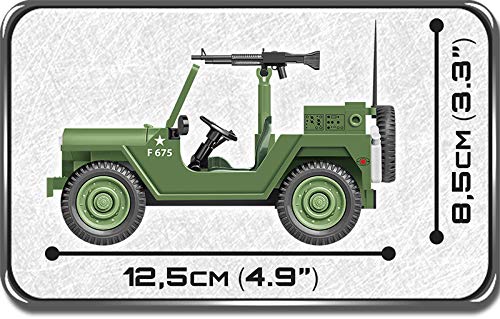 COBI Historical Collection M151 A1 Mutt Vehicle, Multicolor