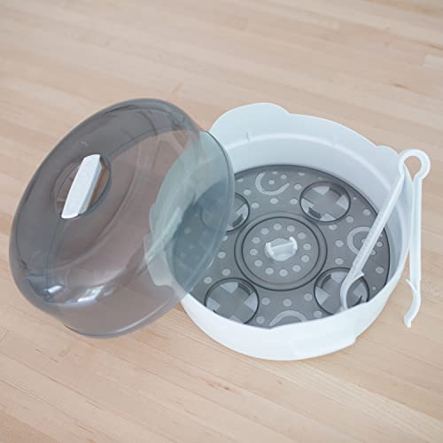 Dr. Brown's Microwave Steam - for Baby Bottles, Nipples, Bottle Parts, Pacifiers, Teethers and Breast Pump Parts