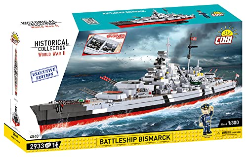 COBI Historical Collection World War II Battleship Bismarck, Executive Edition