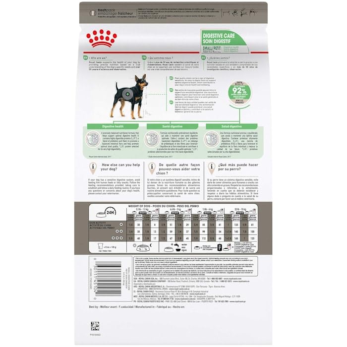 Royal Canin Small Digestive Care Dry Dog Food, 17 lb bag