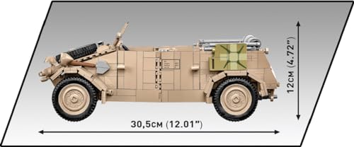 COBI Historical Collection WWII Kübelwagen (PKW Type 82) Tank - Executive Edition