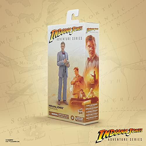 Indiana Jones and The Last Crusade Adventure Series (Professor) Toy, 6-Inch Action Figures, Kids Ages 4 and Up