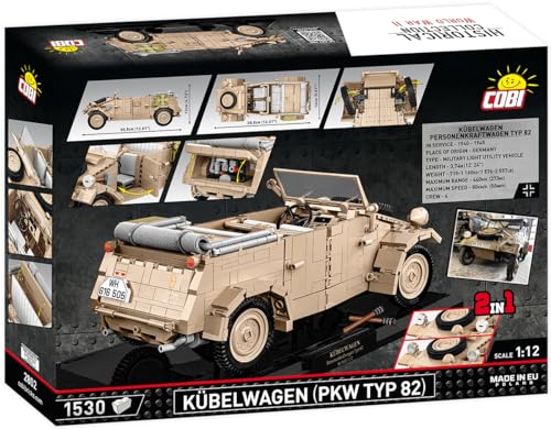 COBI Historical Collection WWII Kübelwagen (PKW Type 82) Tank - Executive Edition