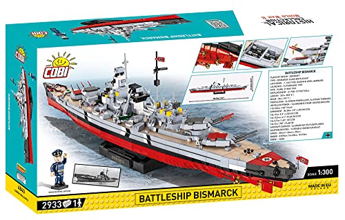 COBI Historical Collection World War II Battleship Bismarck, Executive Edition