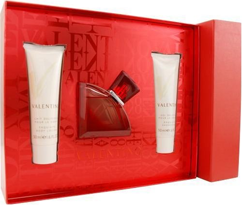 Valentino V Absolu By Valentino For Women, Set-eau De Parfum Spray, 1.6-Ounce Bottle & Body Lotion, 1.7-Ounce Bottle & Shower Gel, 1.7-Ounce Bottle