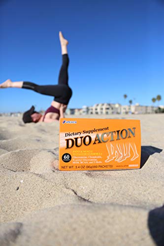 Umeken 2X Duo Action, Glucosamine + Chondroitin + MSM + BCAA + Special Joint Health* Herbal Formula. 2 Month Supply