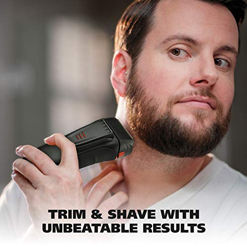Wahl Clean & Close Electric Razor Rechargeable Wet/Dry Waterproof Electric Shaver for Cordless Men's Grooming & Beard Trimming - Lithium Ion with Long Run Time & Quick Charge β Model 7064