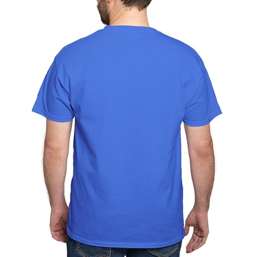 CafePress Canine Dept. Mastiff Dark T Shirt Men's Traditional Fit Dark Casual Tshirt Royal