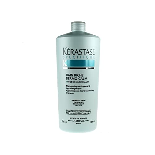 Kerastase Specifique Bain Riche Dermo-Calm Shampoo Unisex Shampoo by Kerastase, 34 Ounce