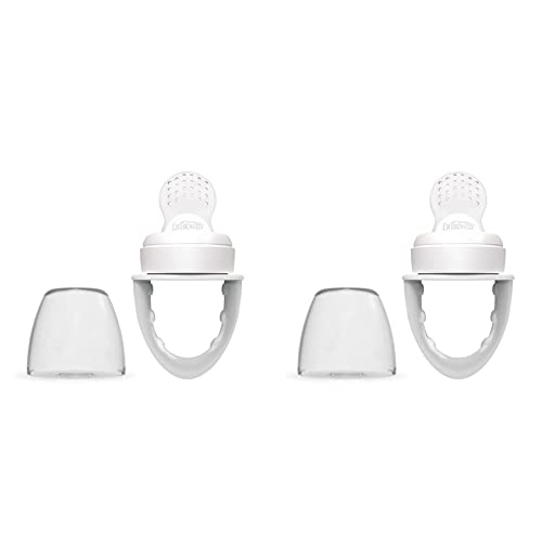 Dr. Brown's Designed to Nourish, Fresh Firsts Silicone Feeder, Grey, One Size (Pack of 2)