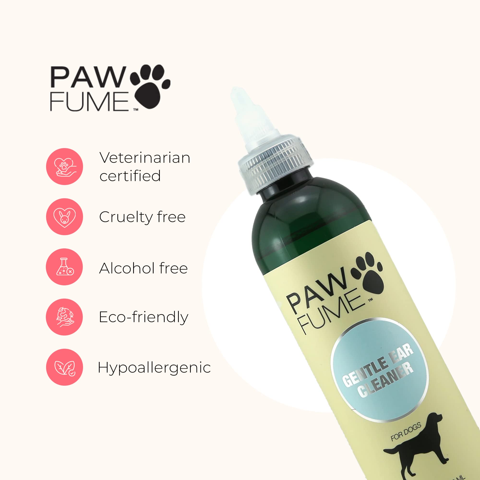 PAWFUME Grooming Dog Spray (Lavender) + Dog Shampoo and Conditioner (Royal Lavender) + Ear Cleaner for Dogs