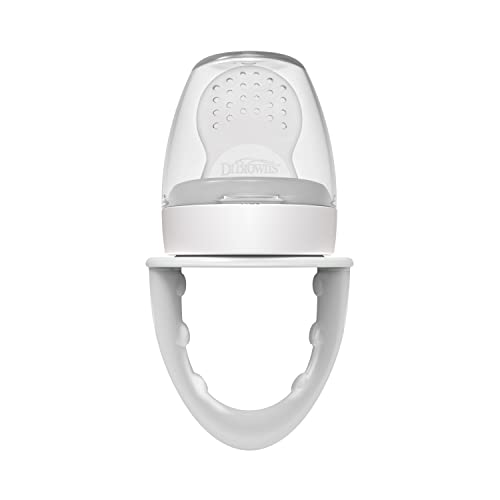 Dr. Brown's Designed to Nourish, Fresh Firsts Silicone Feeder, Grey, One Size (Pack of 2)