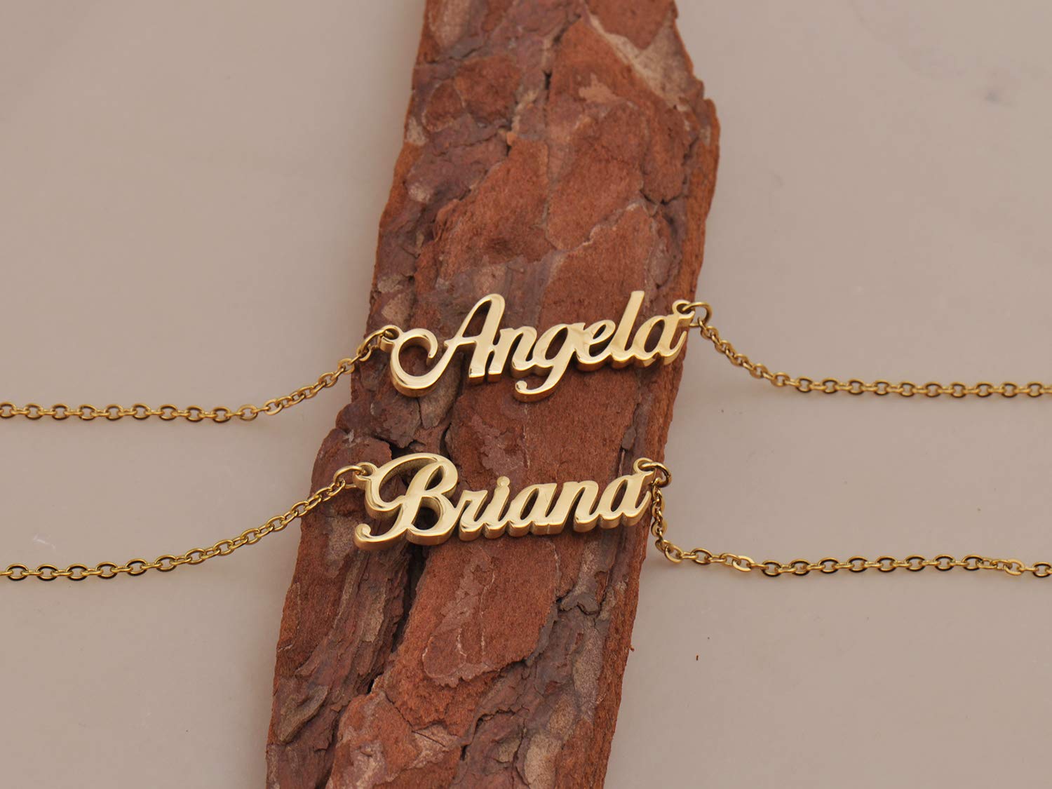 HUAN XUN Personalized Custom Made My Name Necklace for Women Cobi