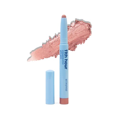 ALLEYOOP 11th Hour Cream Eye Shadow Sticks - Gotta Guava (Shimmer) - Award-winning Eyeshadow Stick - Smudge-Proof and Crease Proof for Over 11 Hours - Easy-To-Apply and Compact for Travel, 0.05 Oz