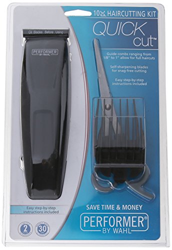 Wahl 9314-600 Clipper Haircutting Kit, 10 Piece