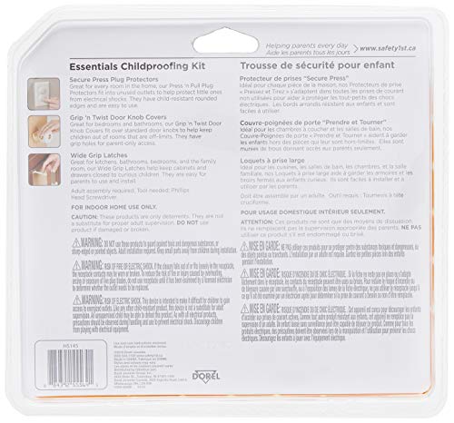 Safety 1st Essentials Childproofing Kit, 46 Pack