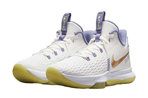 Nike Lebron Witness CQ9380-102 Mens Basketball Shoes (Summit White/MTLC Bronze)