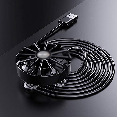JYXDKD Suspended Mobile Phone Cooler Portable Cooling Fan Adjustable Holder Heat Sink for Mobile Radiator Game Pad (Color : D)