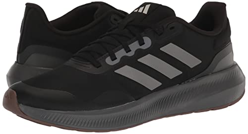 adidas Men's Runfalcon 3.0 Running Shoe, Black/Grey/Carbon, 7.5