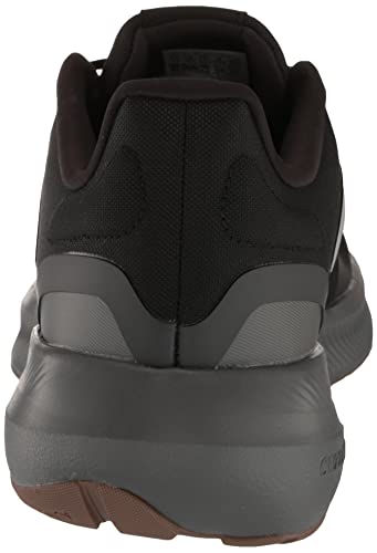adidas Men's Runfalcon 3.0 Running Shoe, Black/Grey/Carbon, 7.5